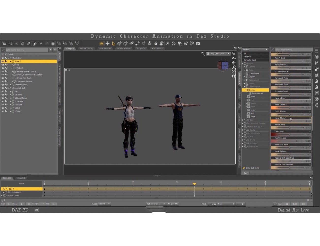 The Complete Guide to Animating Dynamic Characters in DAZ Studio | Daz 3D