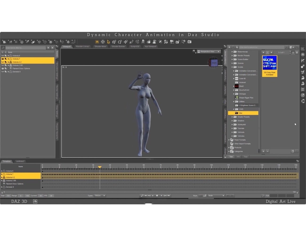 The Complete Guide to Animating Dynamic Characters in DAZ Studio | Daz 3D