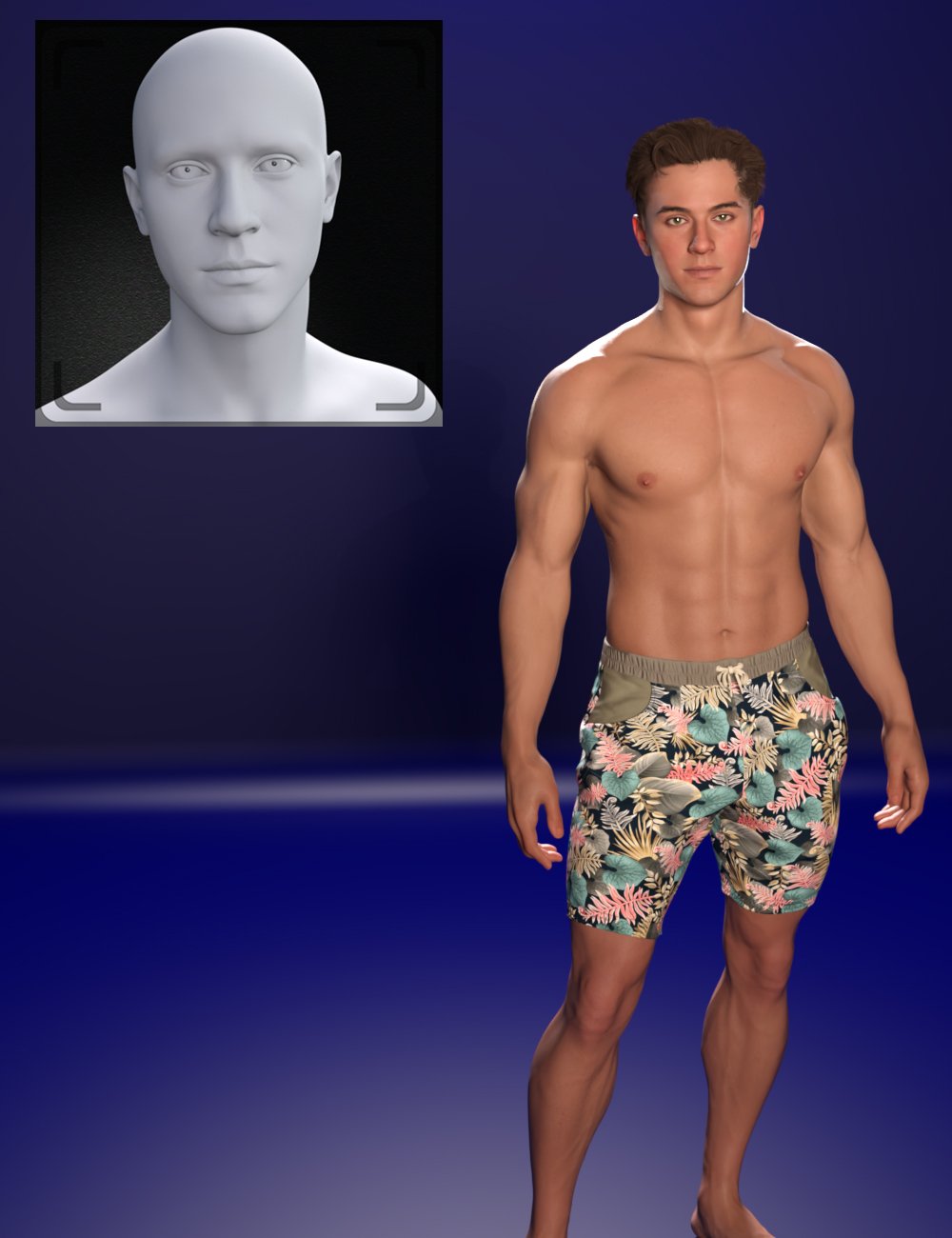 MM3D Holden HD Shapes for Genesis 9 Masculine | Daz 3D