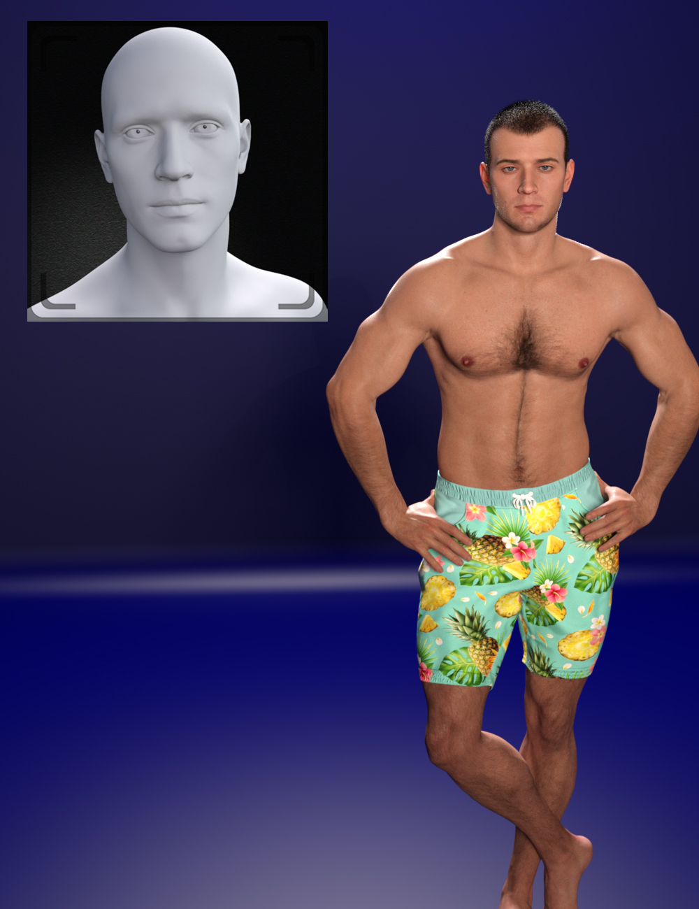 MM3D Holden HD Shapes for Genesis 9 Masculine | Daz 3D