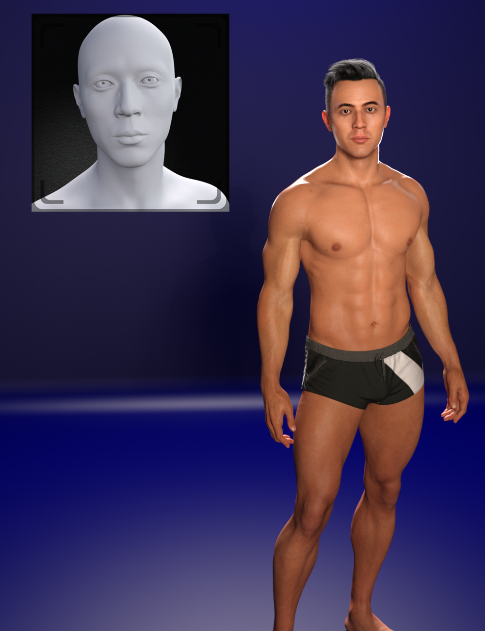 MM3D Holden HD Shapes for Genesis 9 Masculine | Daz 3D