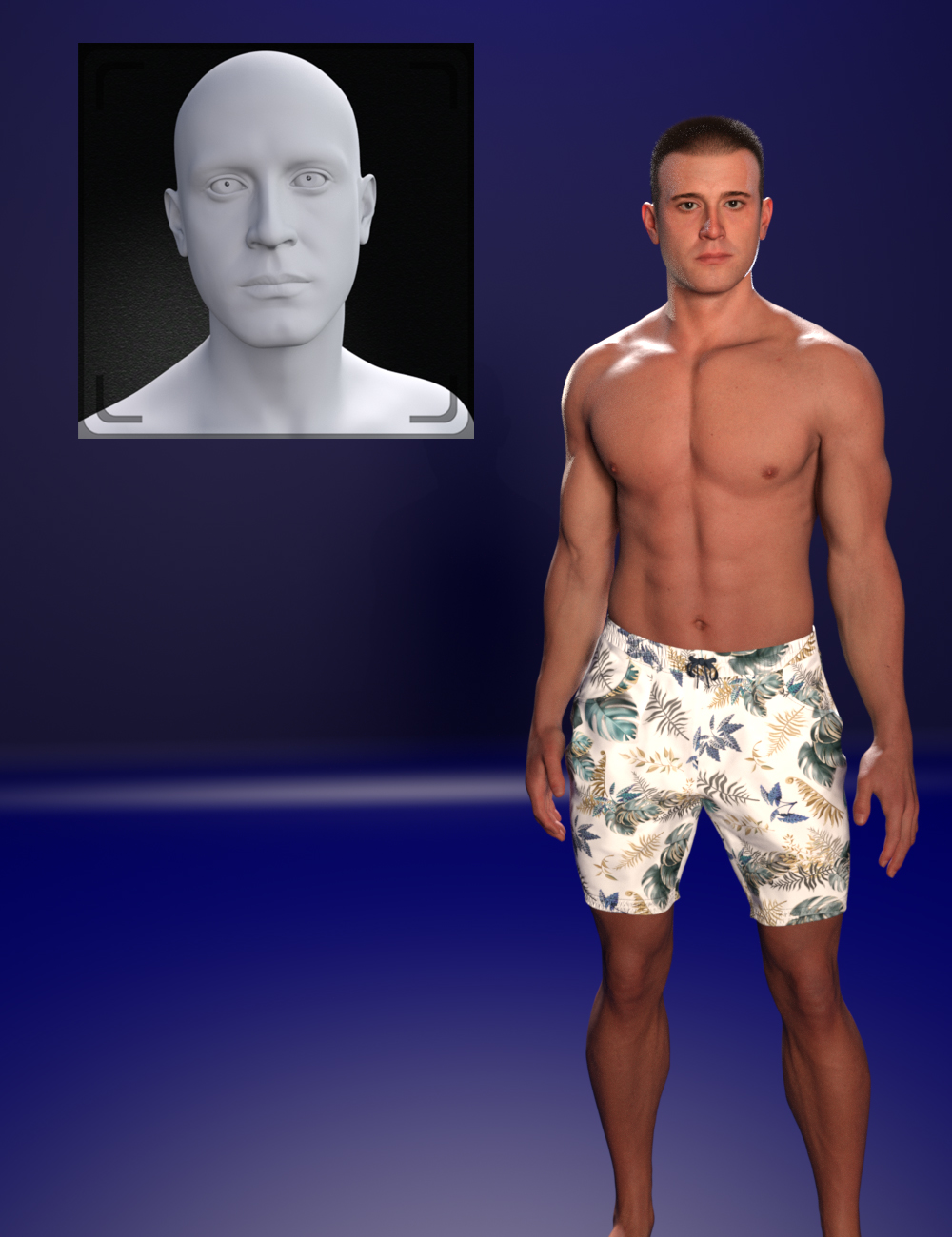 MM3D Holden HD Shapes for Genesis 9 Masculine | Daz 3D