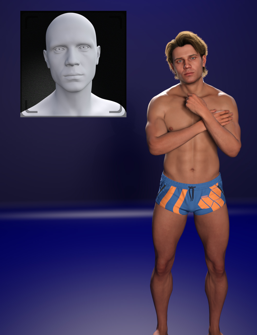 MM3D Holden HD Shapes for Genesis 9 Masculine | Daz 3D