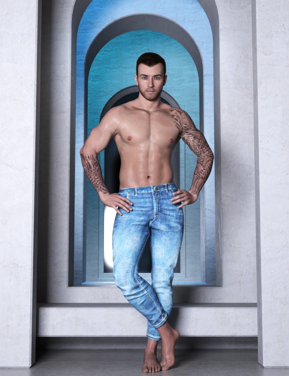 MM3D Holden HD Shapes for Genesis 9 Masculine | Daz 3D