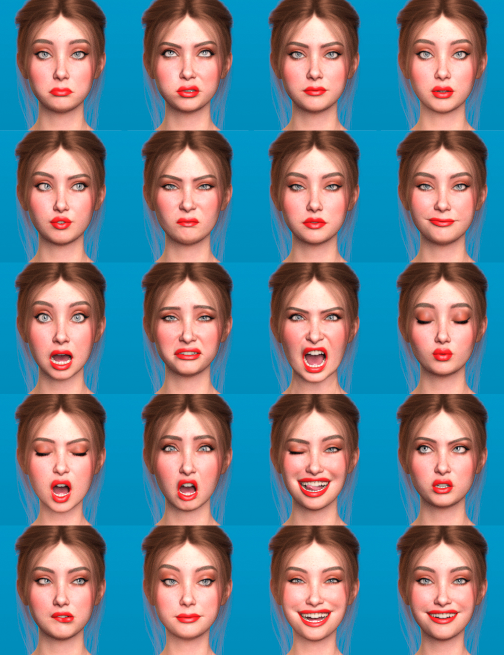 CX Lilou Natural Expressions for Genesis 9 | Daz 3D