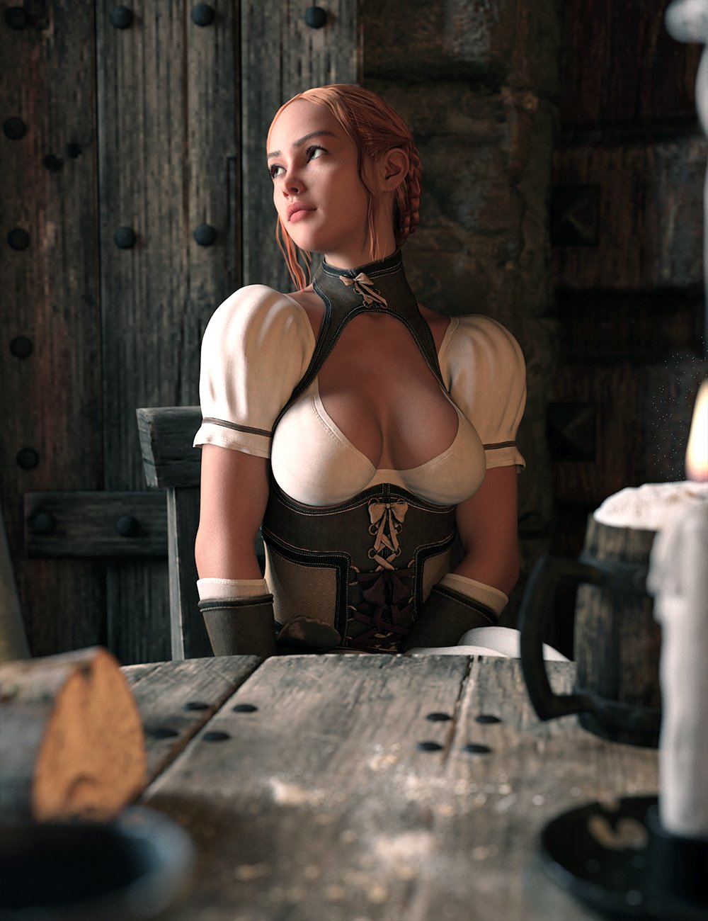 Eveline Medieval Tavern Maid Bundle for Genesis 9, 8.1 and 8 Female ... Eveline Medieval Tavern Maid Bundle for Genesis 9, 8.1 and 8 Female ...