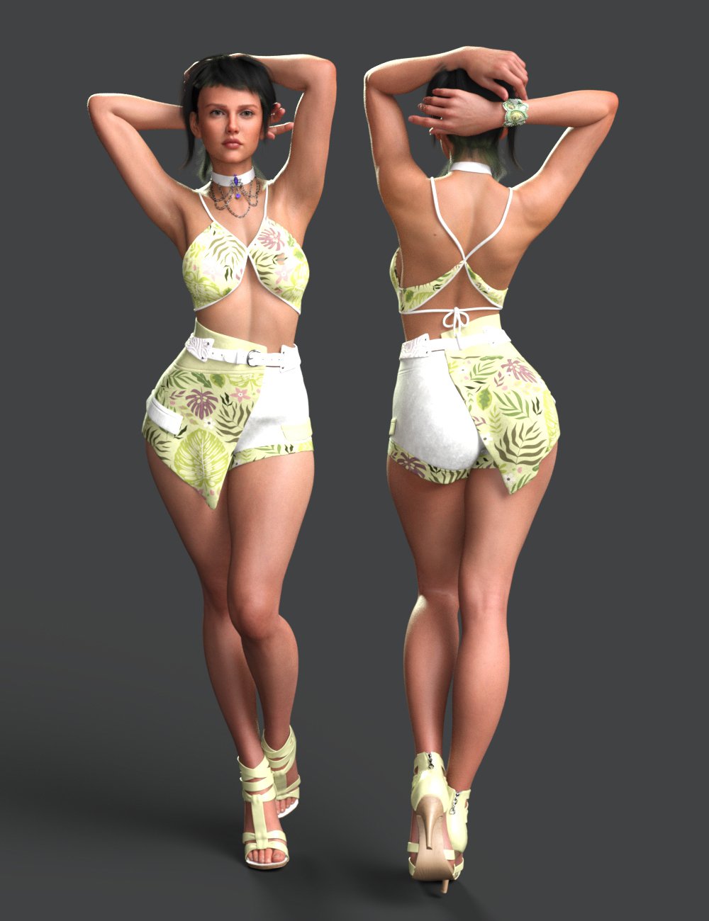 Versatility for dForce Enya Outfit for Genesis 9 | Daz 3D