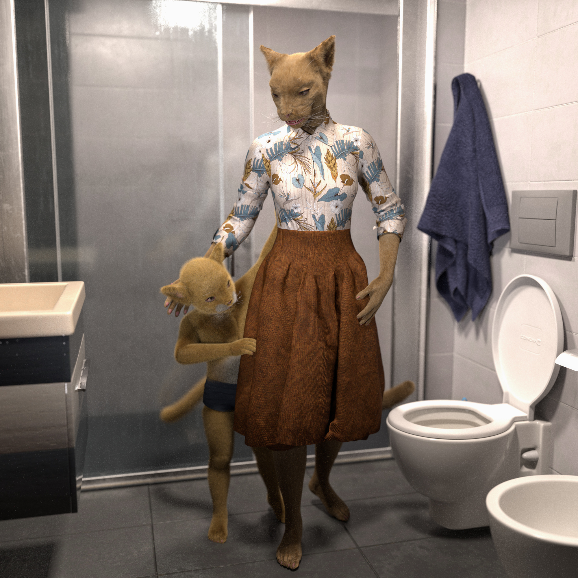 Oso Cat for Genesis 9 | Daz 3D