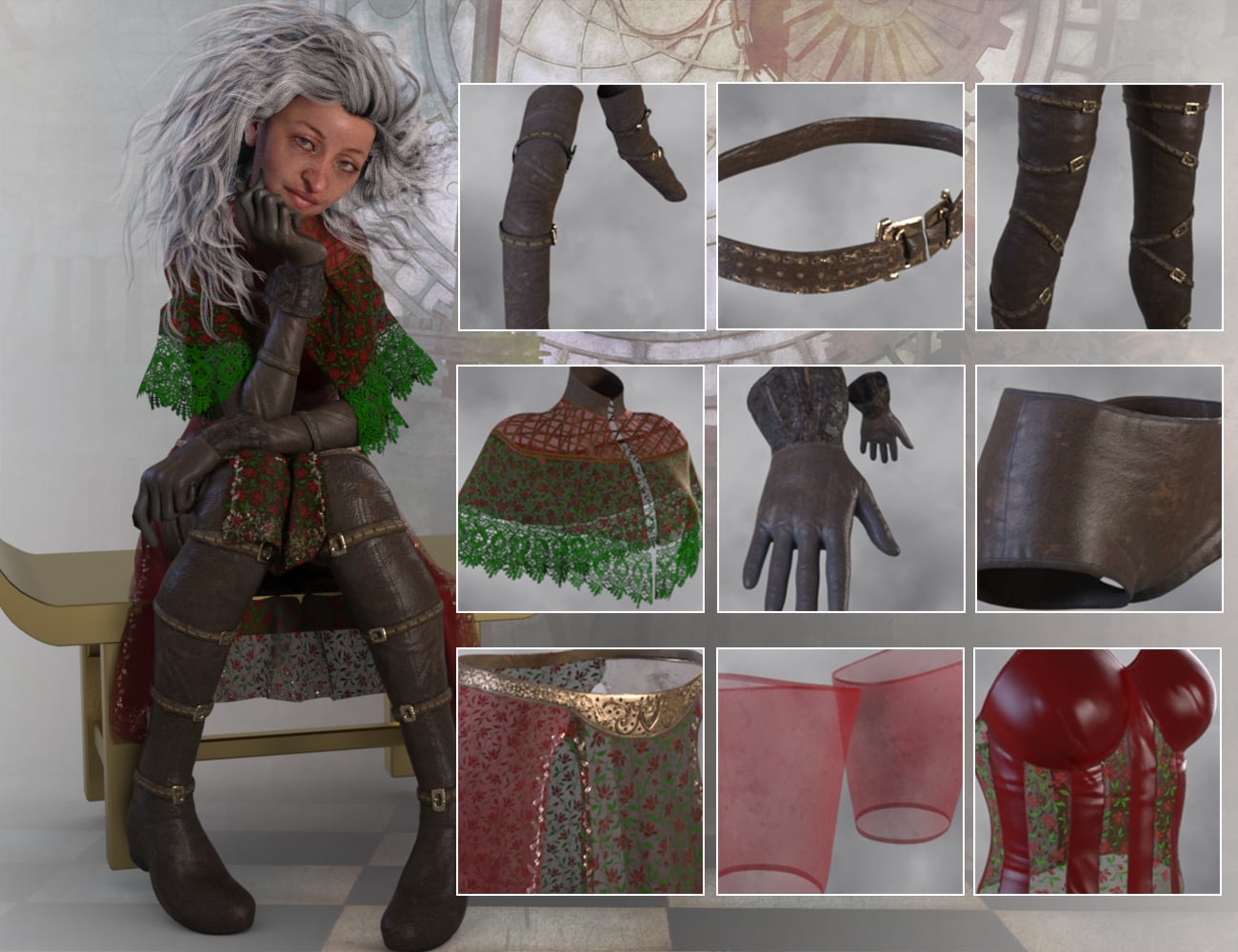 dForce DC Mystica for Genesis 9 and 8 Female | Daz 3D