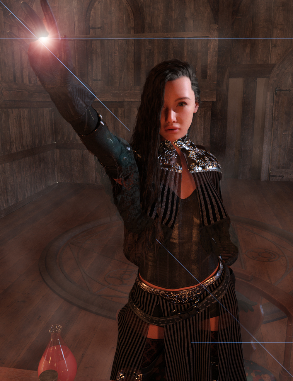 dForce DC Mystica for Genesis 9 and 8 Female | Daz 3D