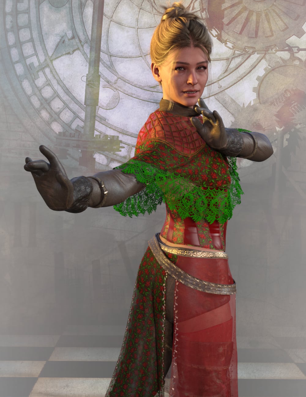 dForce DC Mystica for Genesis 9 and 8 Female | Daz 3D