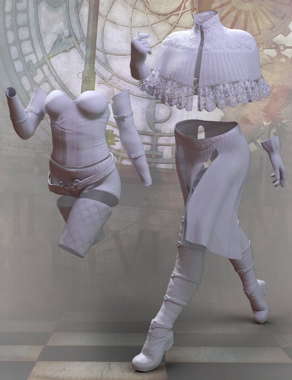 dForce DC Mystica for Genesis 9 and 8 Female | Daz 3D