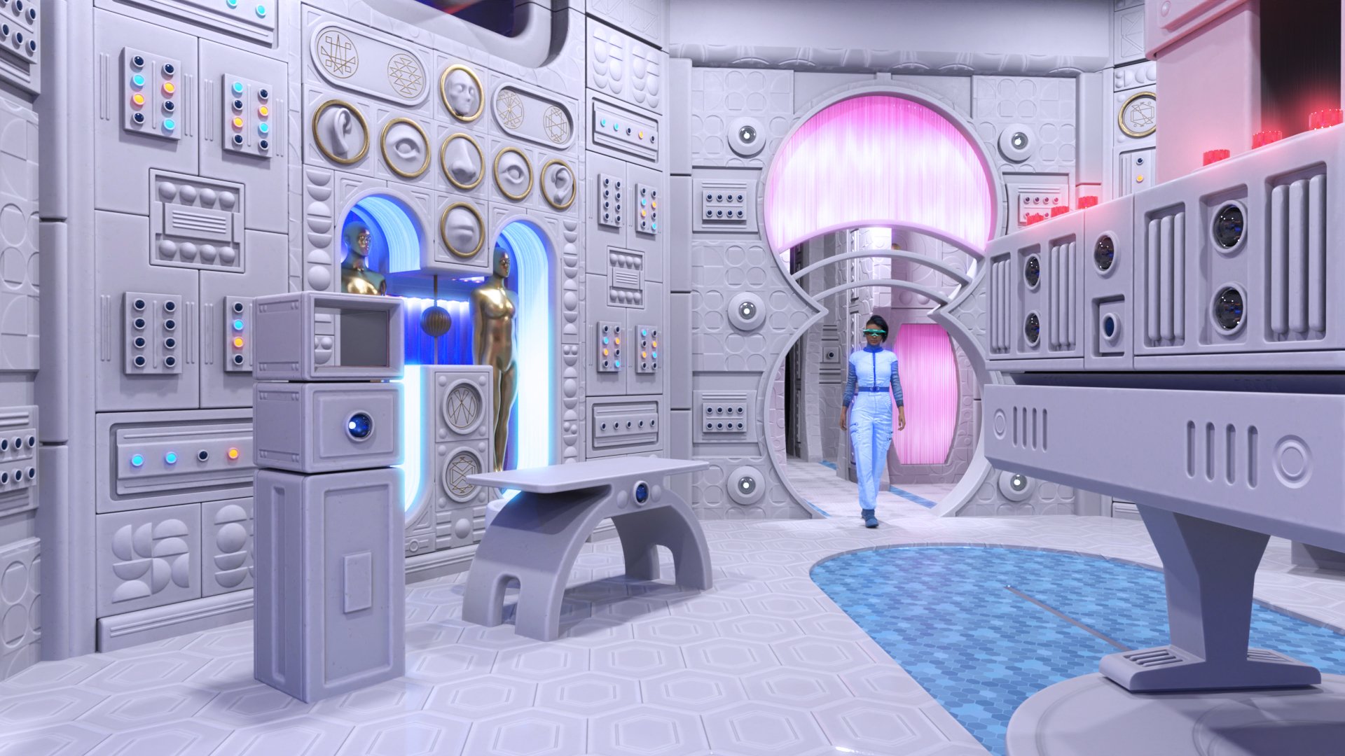 Biorobot Laboratory | Daz 3D