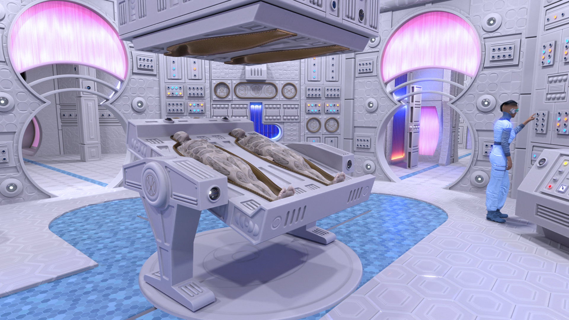 Biorobot Laboratory | Daz 3D