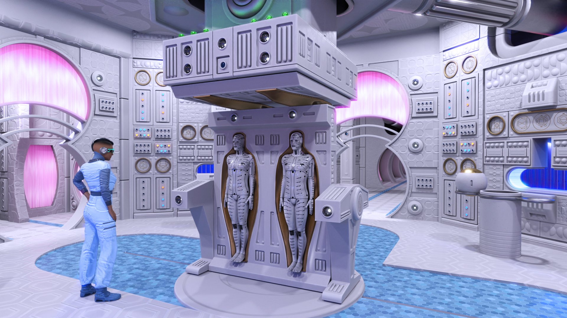 Biorobot Laboratory | Daz 3D
