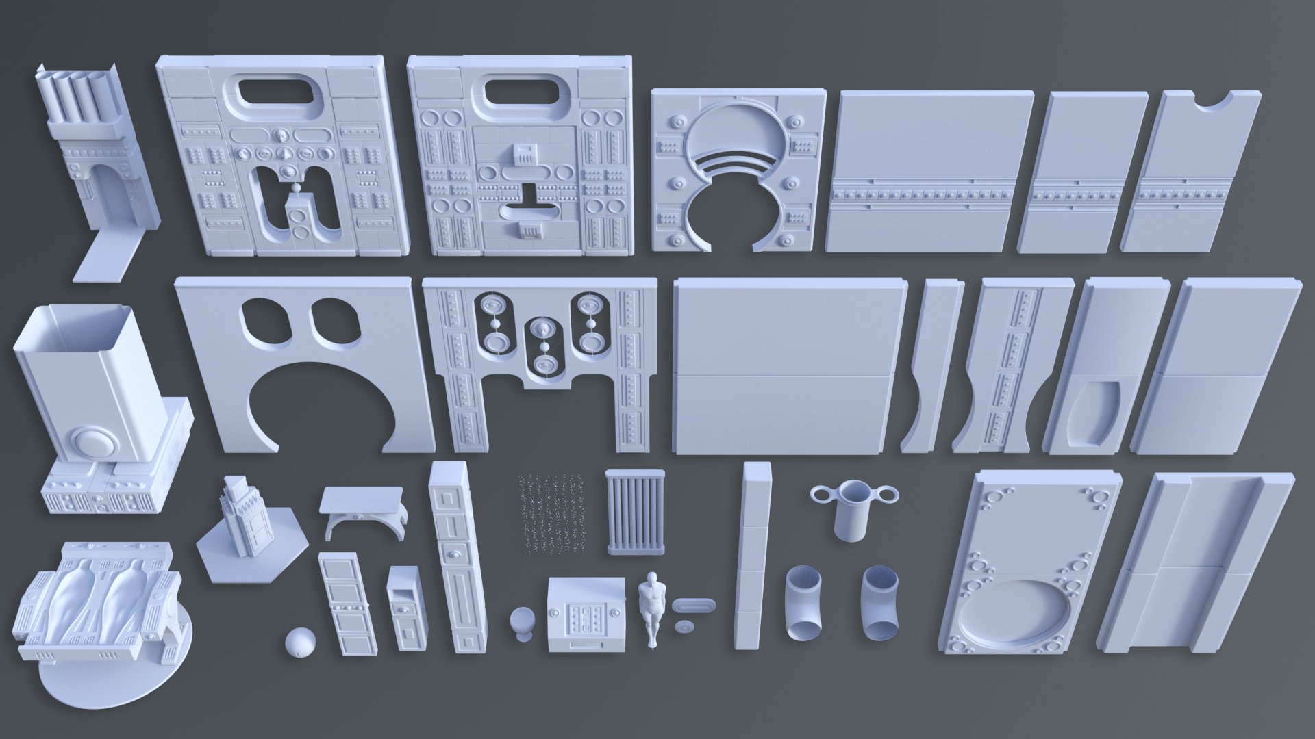 Biorobot Laboratory | Daz 3D