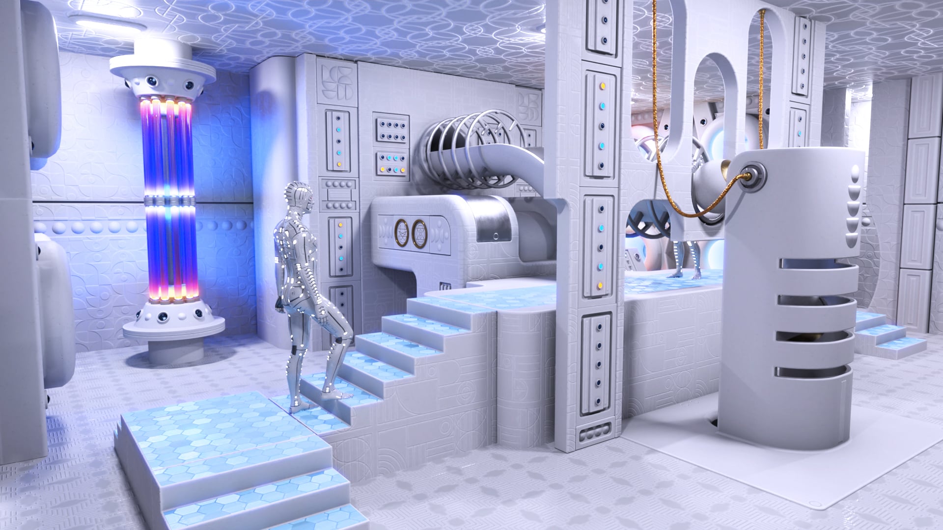 Biorobot Laboratory 2 | Daz 3D