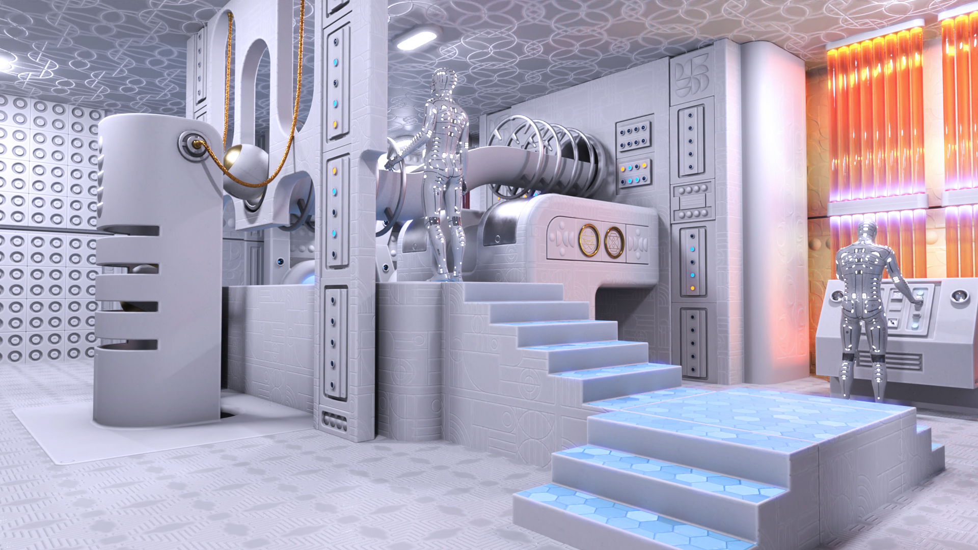 Biorobot Laboratory 2 | Daz 3D