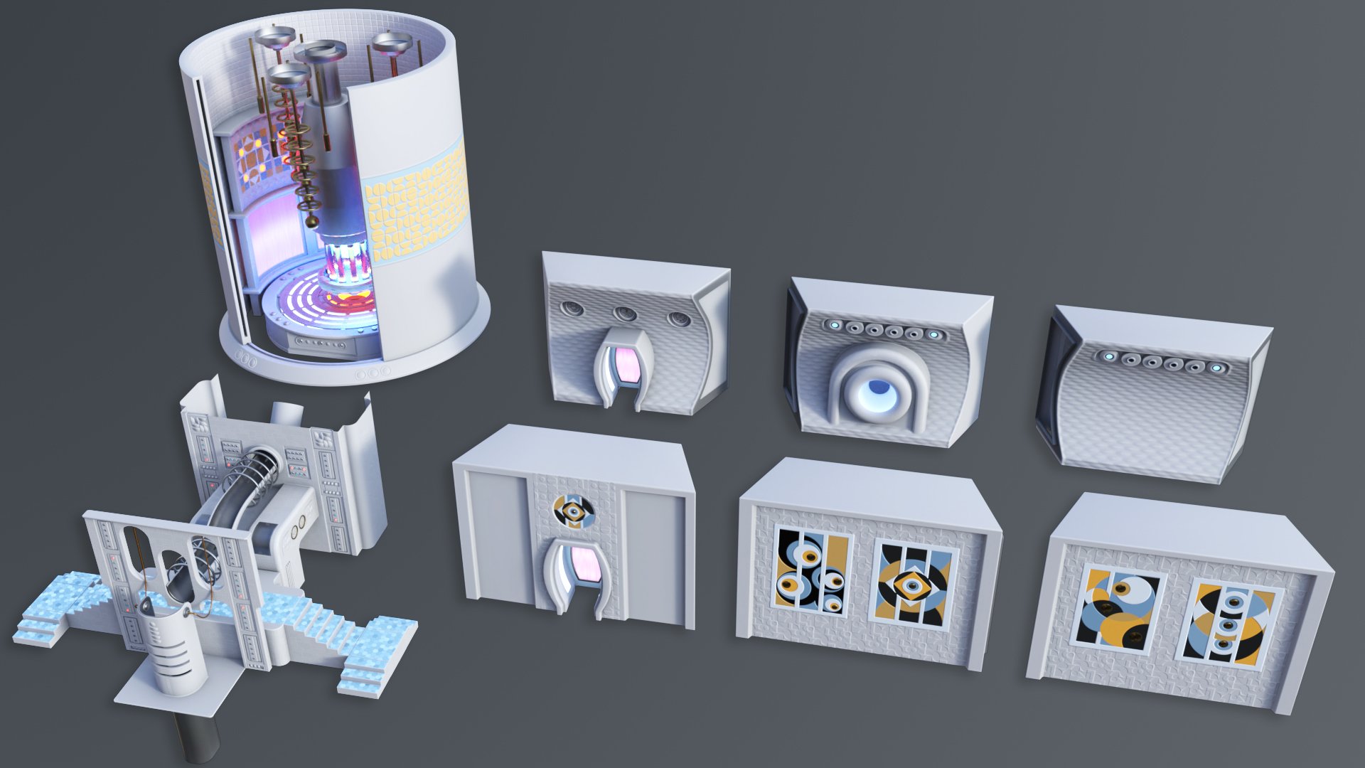 Biorobot Laboratory 2 | Daz 3D