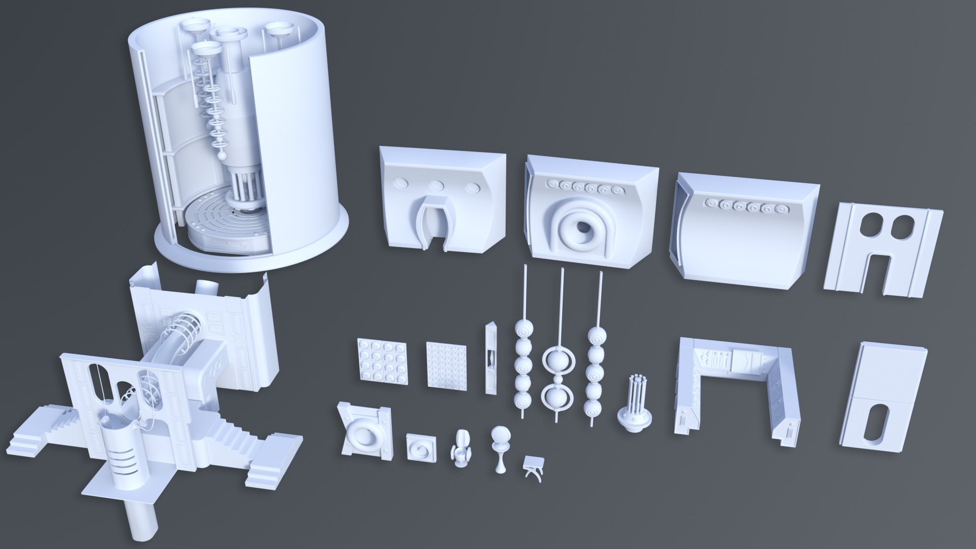 Biorobot Laboratory 2 | Daz 3D