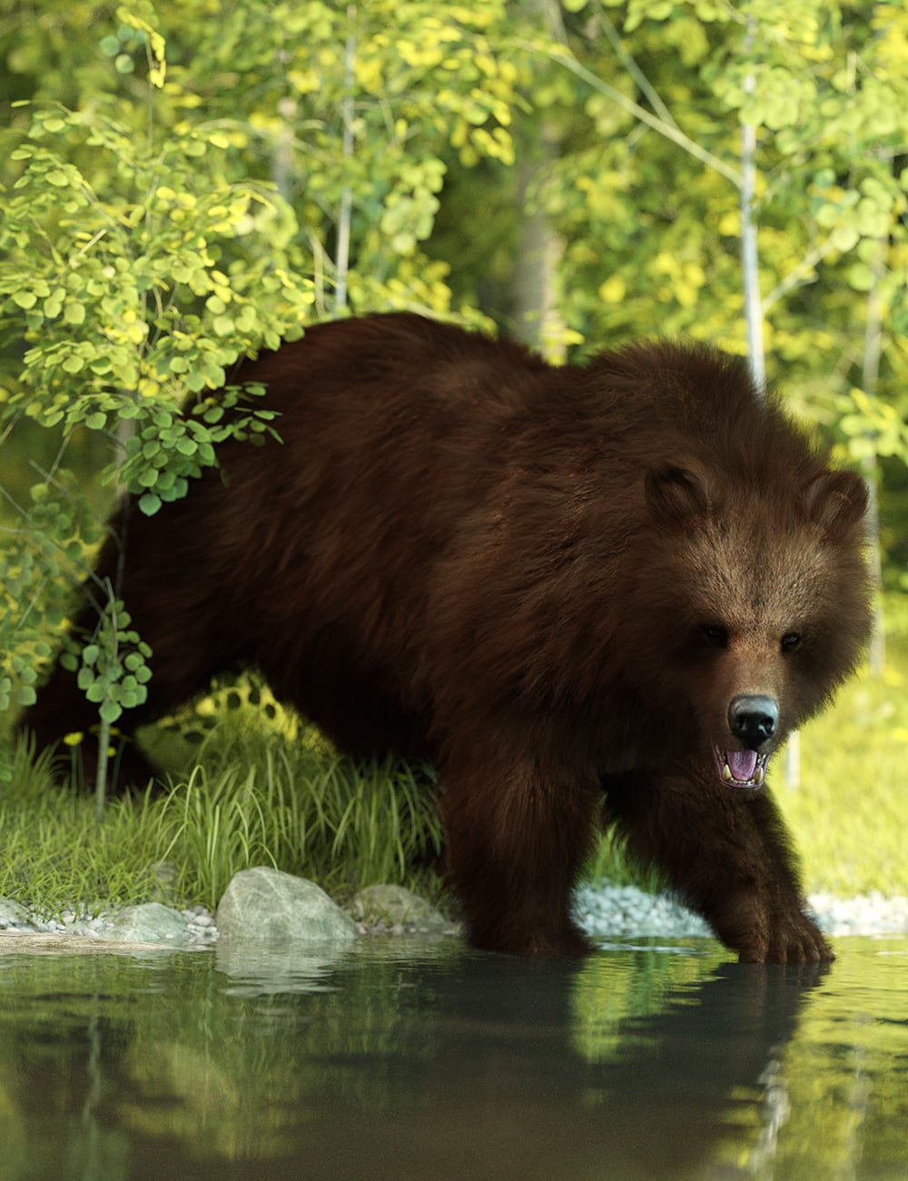 Bearrific Poses for AM Brown Bear | Daz 3D
