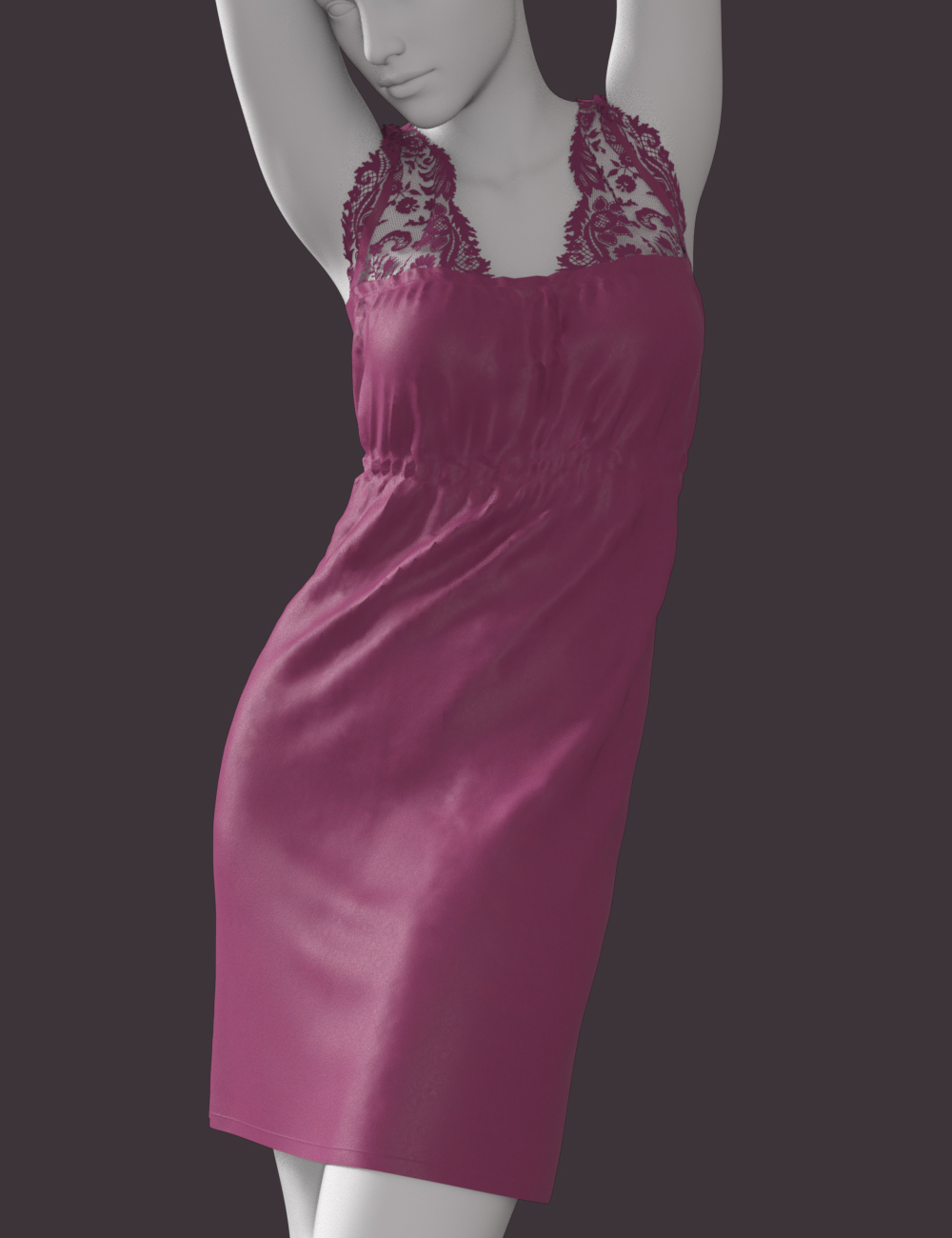 dForce Lare Nightie for Genesis 9, 8.1 and 8 Female | Daz 3D