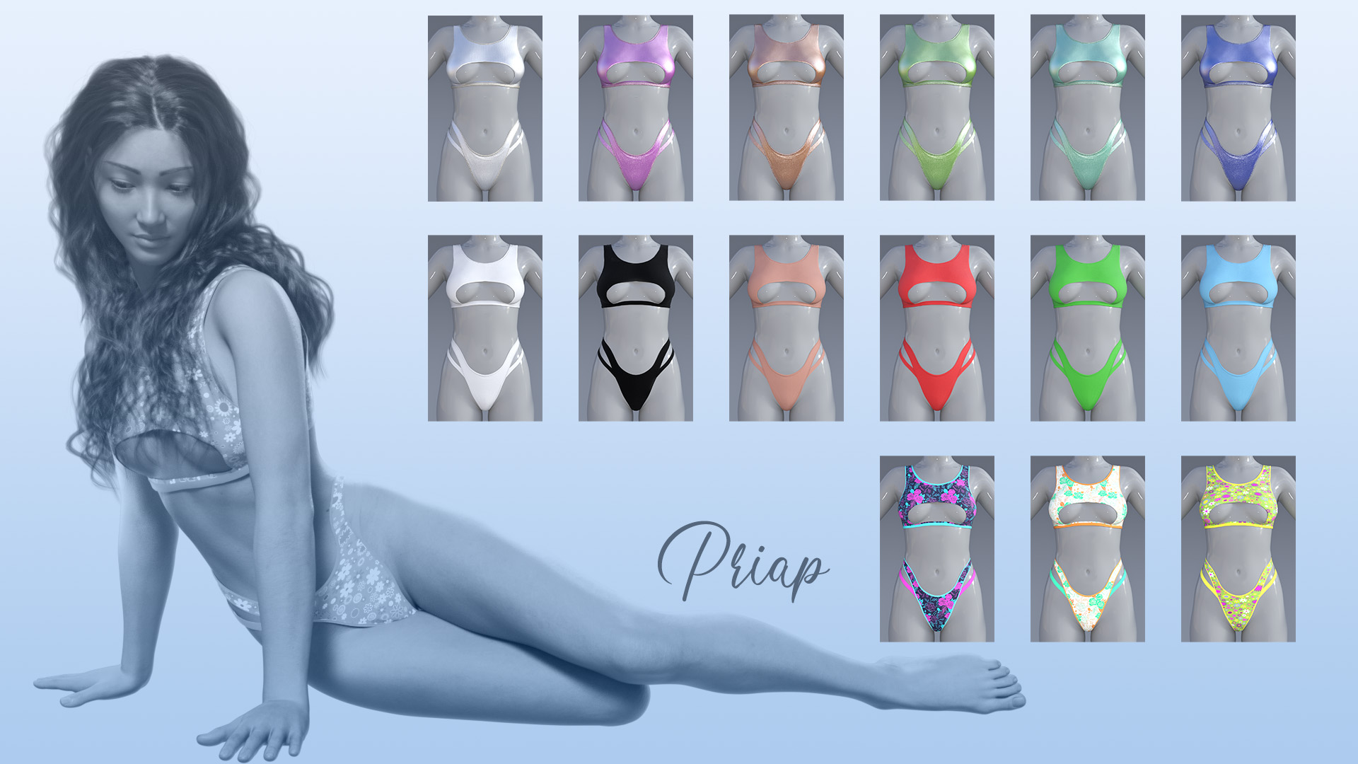 Himax Bikini for Genesis 9, 8.1 and 8 Female | Daz 3D