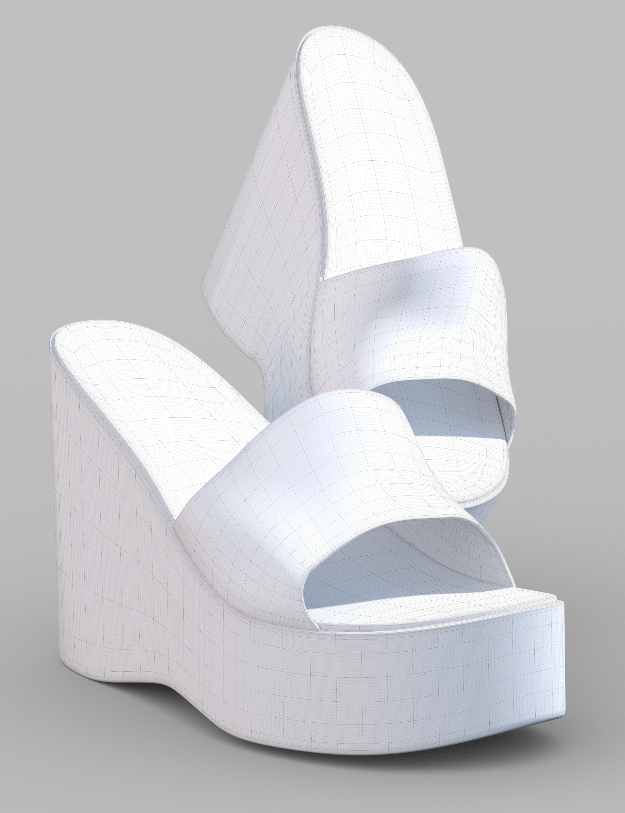 Helsie Wedge Mules for Genesis 9 | Daz 3D