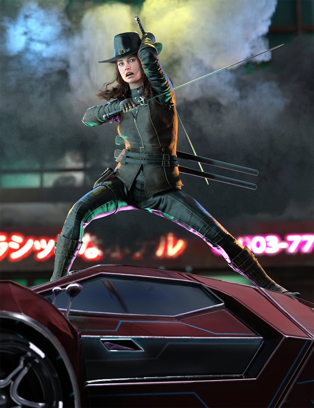 Monster Hunter Poses for Van Helsing 9 | Daz 3D