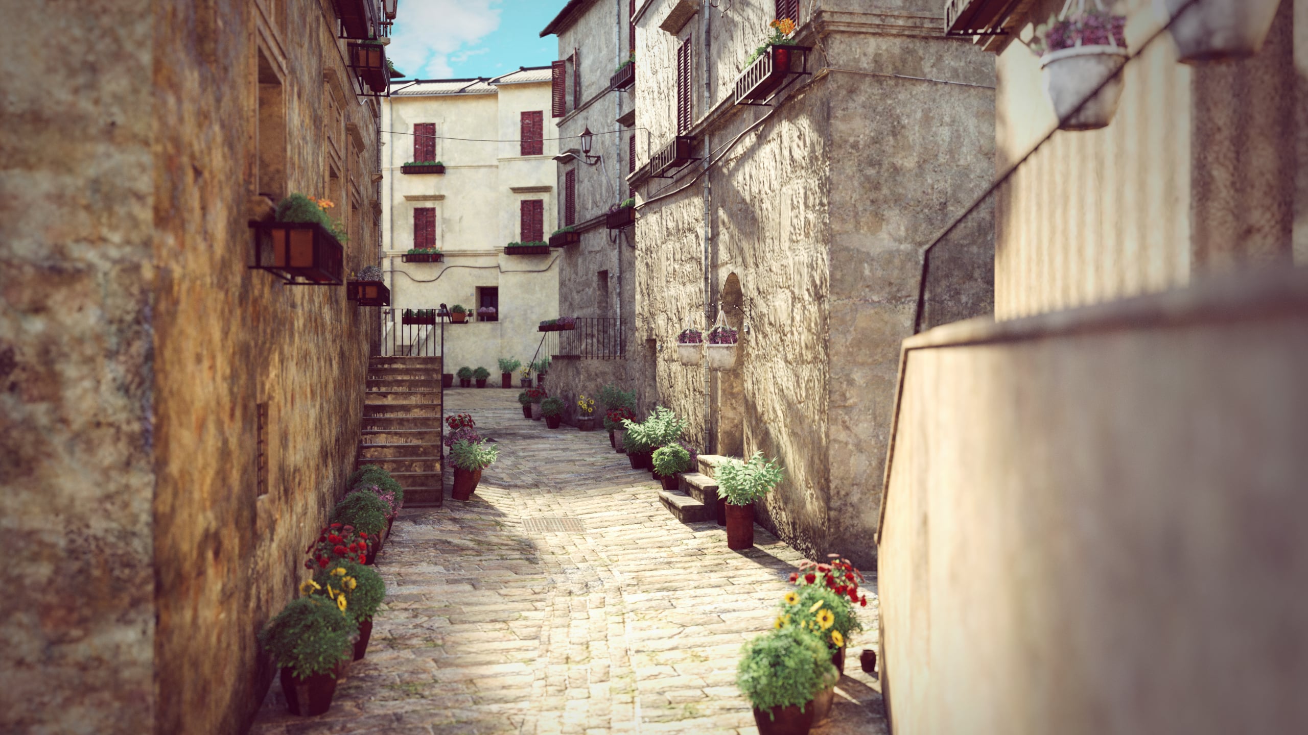 Summer Italy Street | Daz 3D