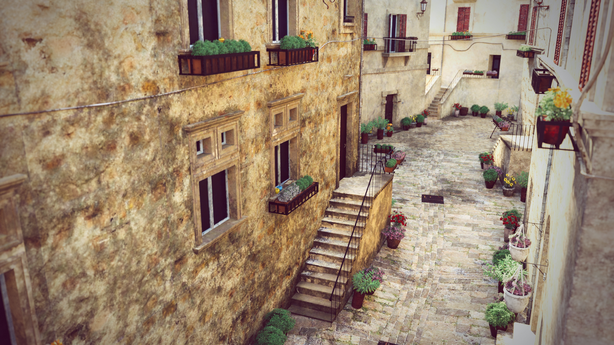 Summer Italy Street | Daz 3D