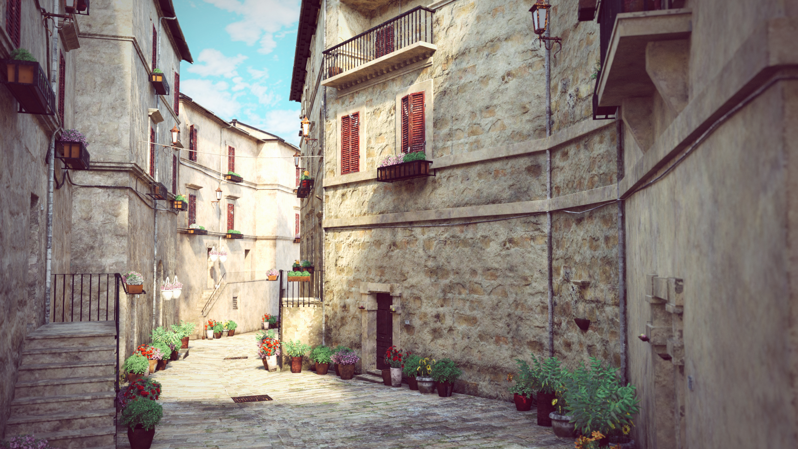 Summer Italy Street | Daz 3D