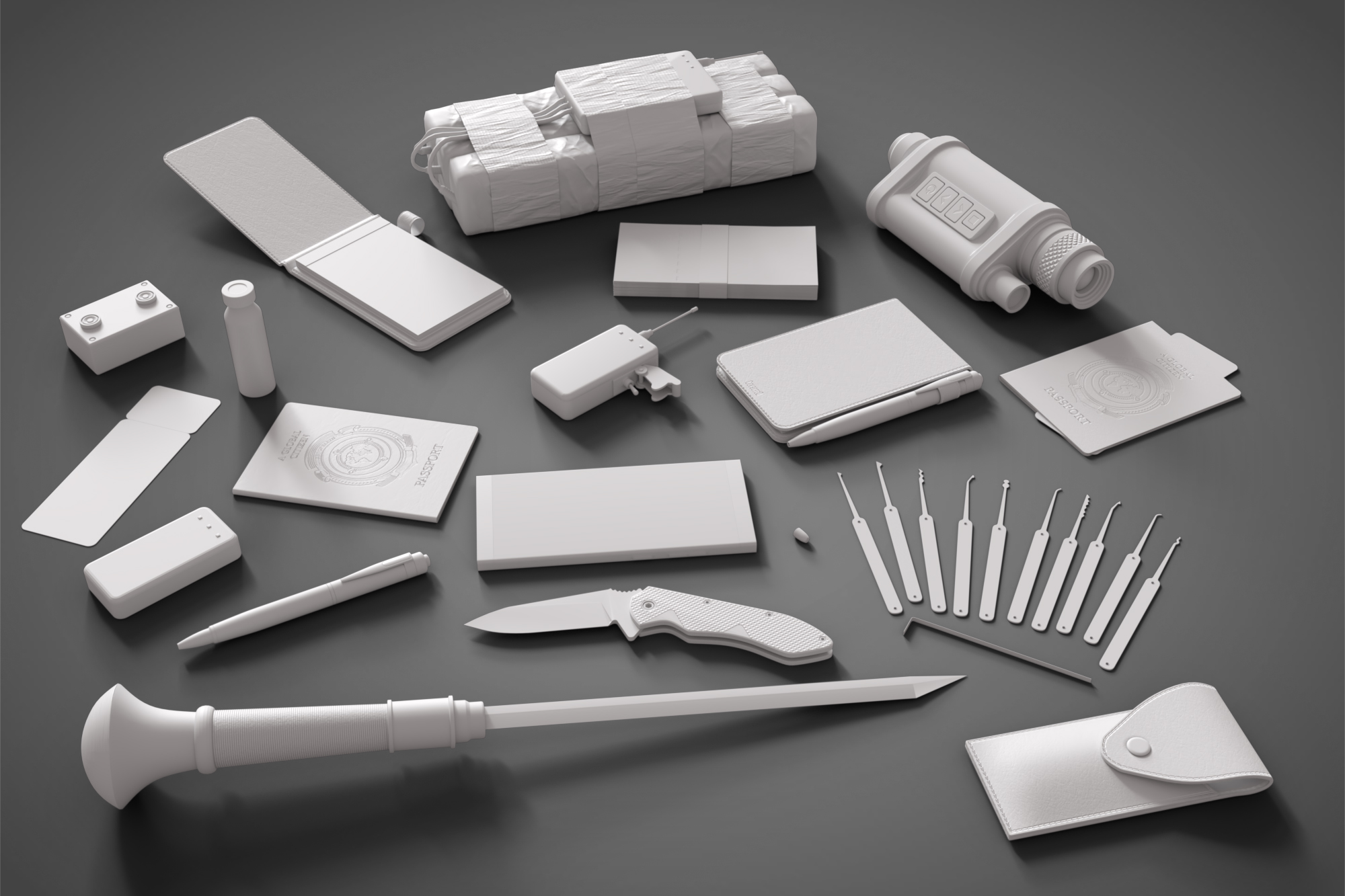 Spy Props | Daz 3D