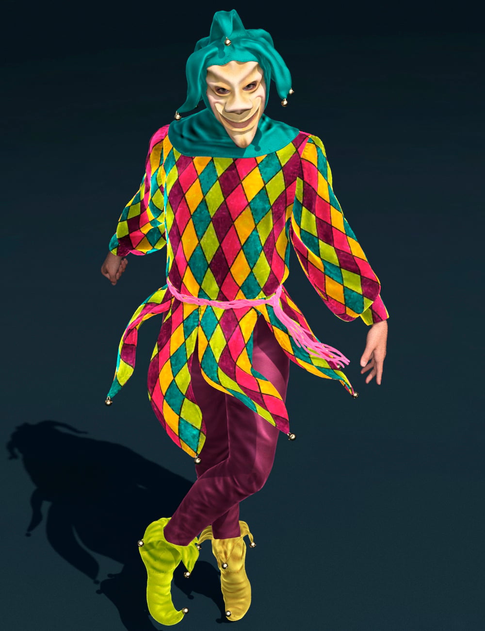 Court Buffoon for Genesis 9 | Daz 3D