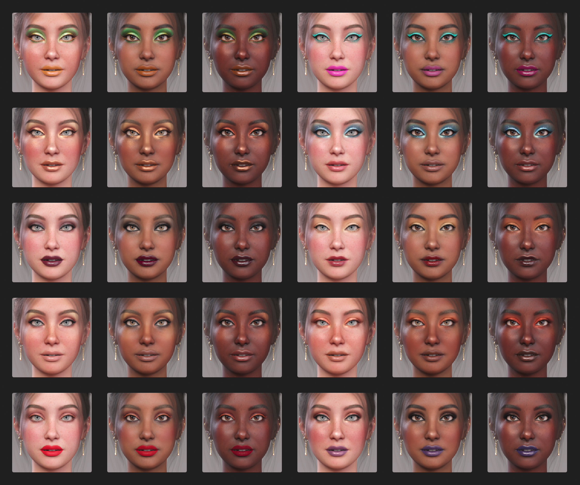 CX All Occasion Makeup for Genesis 9 | Daz 3D