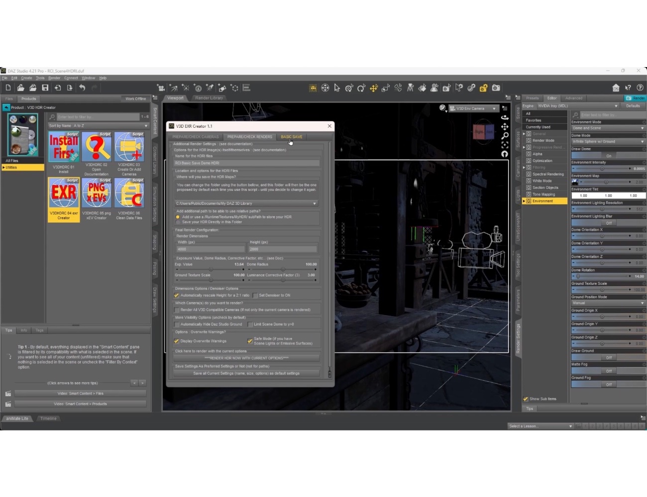 Rendering Revolution - Conquering Complex Scenes with V3 HDR Creator | Daz 3D