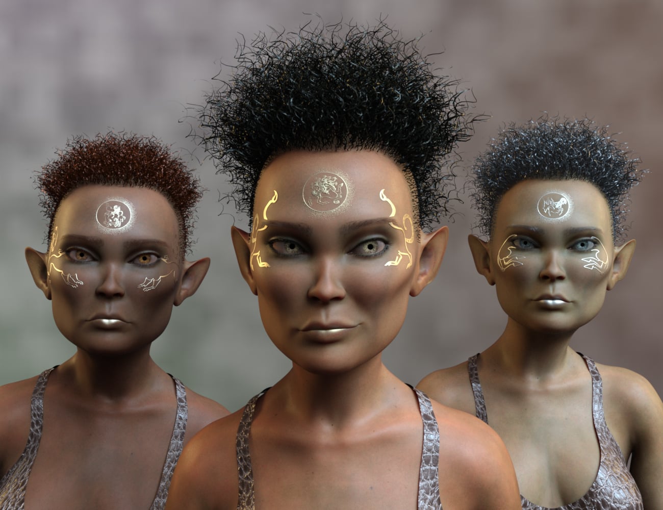 AB Desert Halflings for Genesis 9 | Daz 3D