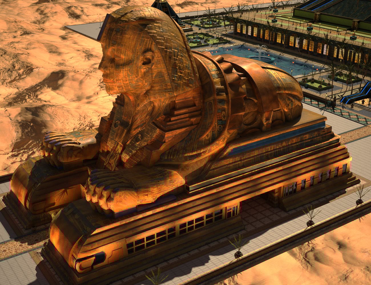 XI Futuristic Pyramid | Daz 3D