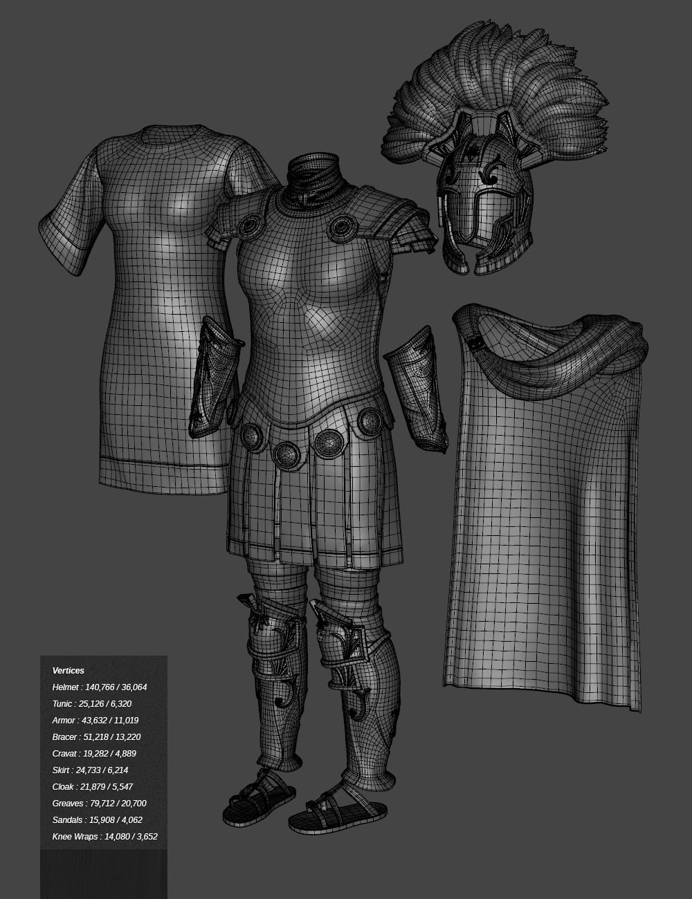 dForce Praefectus Outfit for Genesis 9 | Daz 3D