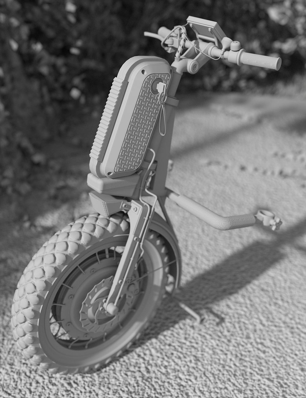 Wheelchair Hybrid Bike | Daz 3D