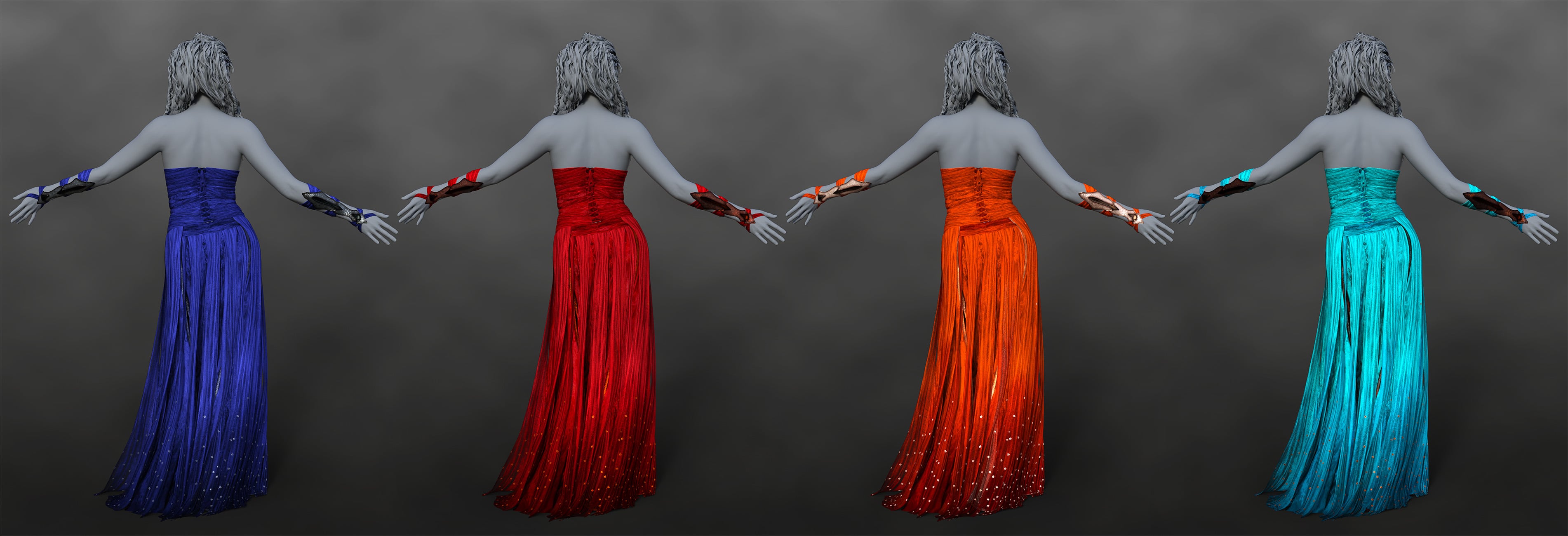 dForce Vuriel Wardrobe Base for Genesis 9 | Daz 3D