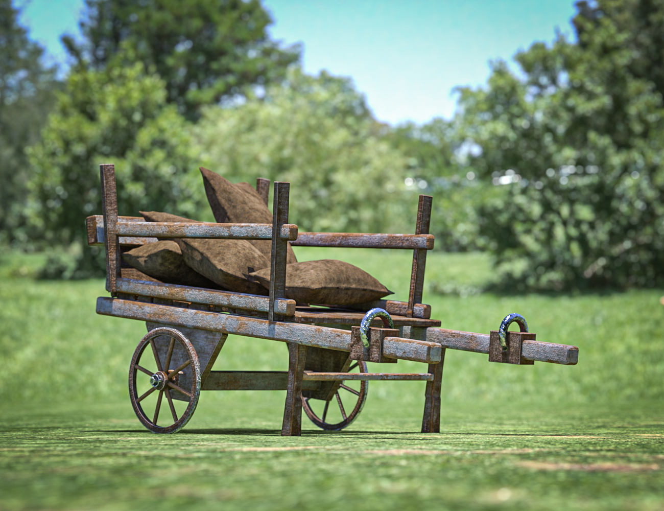 BW Medieval Transport Wagons Set 01 | Daz 3D