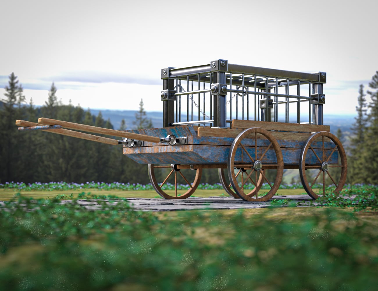 BW Medieval Transport Wagons Set 01 | Daz 3D