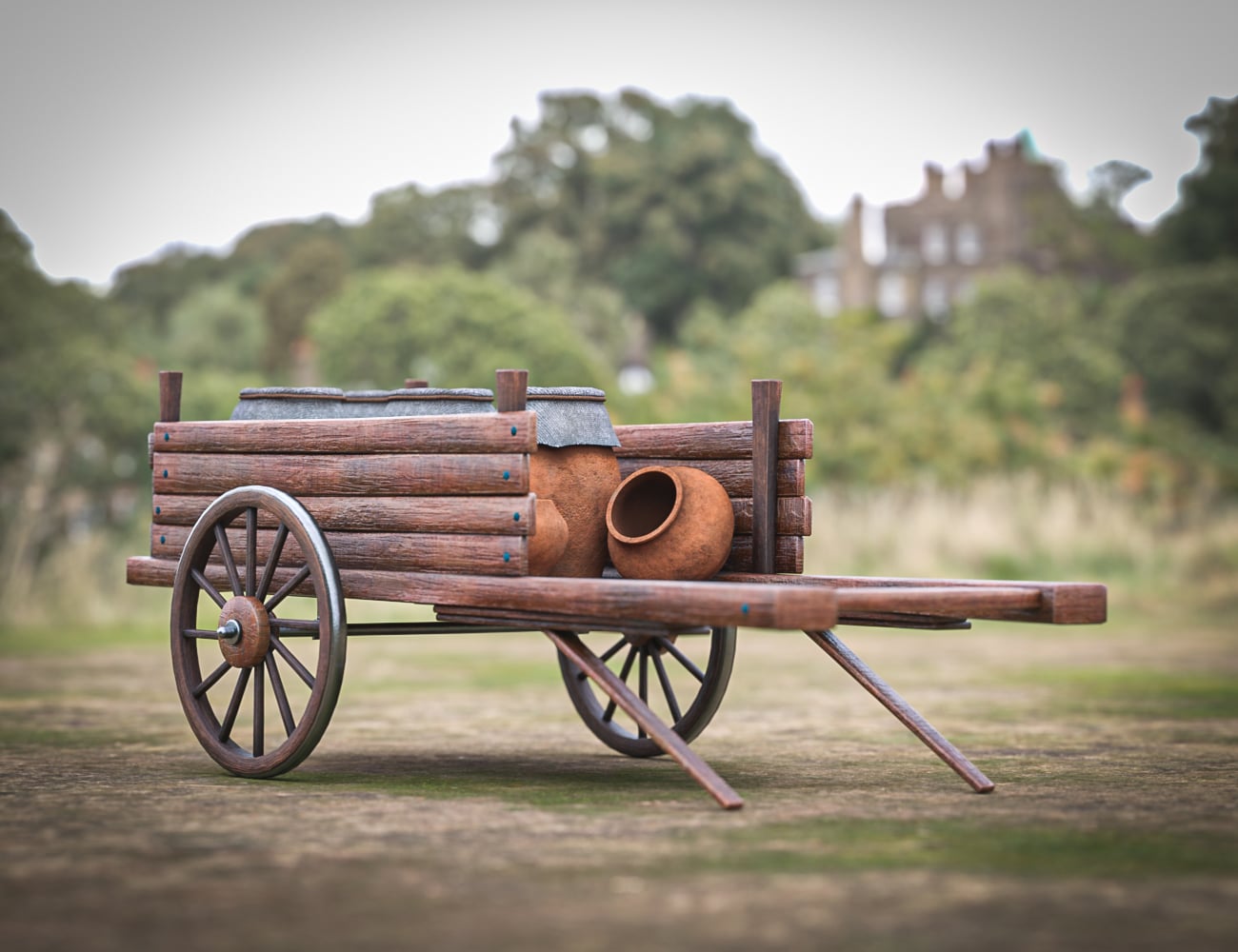 BW Medieval Transport Wagons Set 01 | Daz 3D