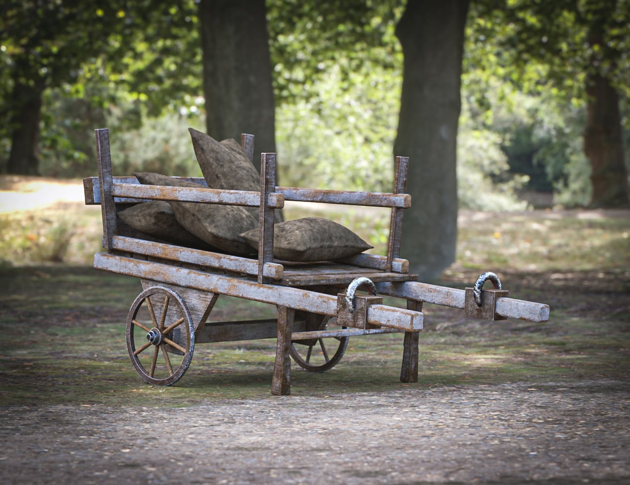 BW Medieval Transport Wagons Set 01 | Daz 3D