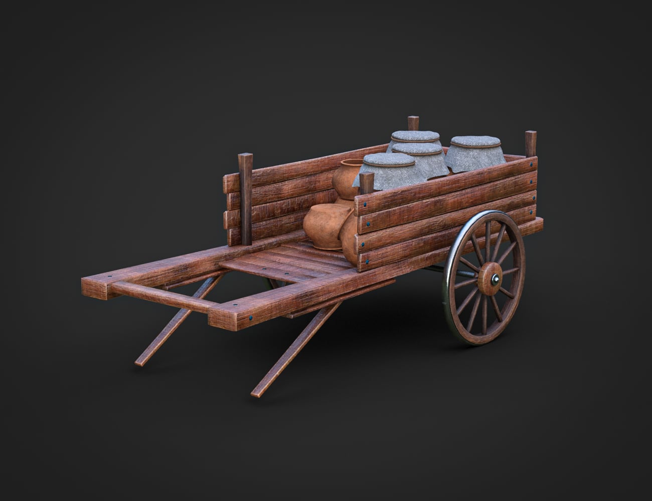 BW Medieval Transport Wagons Set 01 | Daz 3D