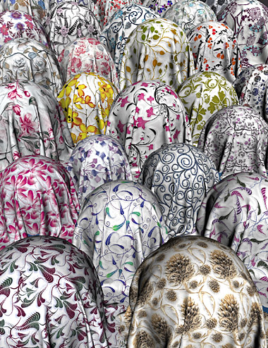 Mid-summer Monsoon Fabric Collection Merchant Resource | Daz 3D