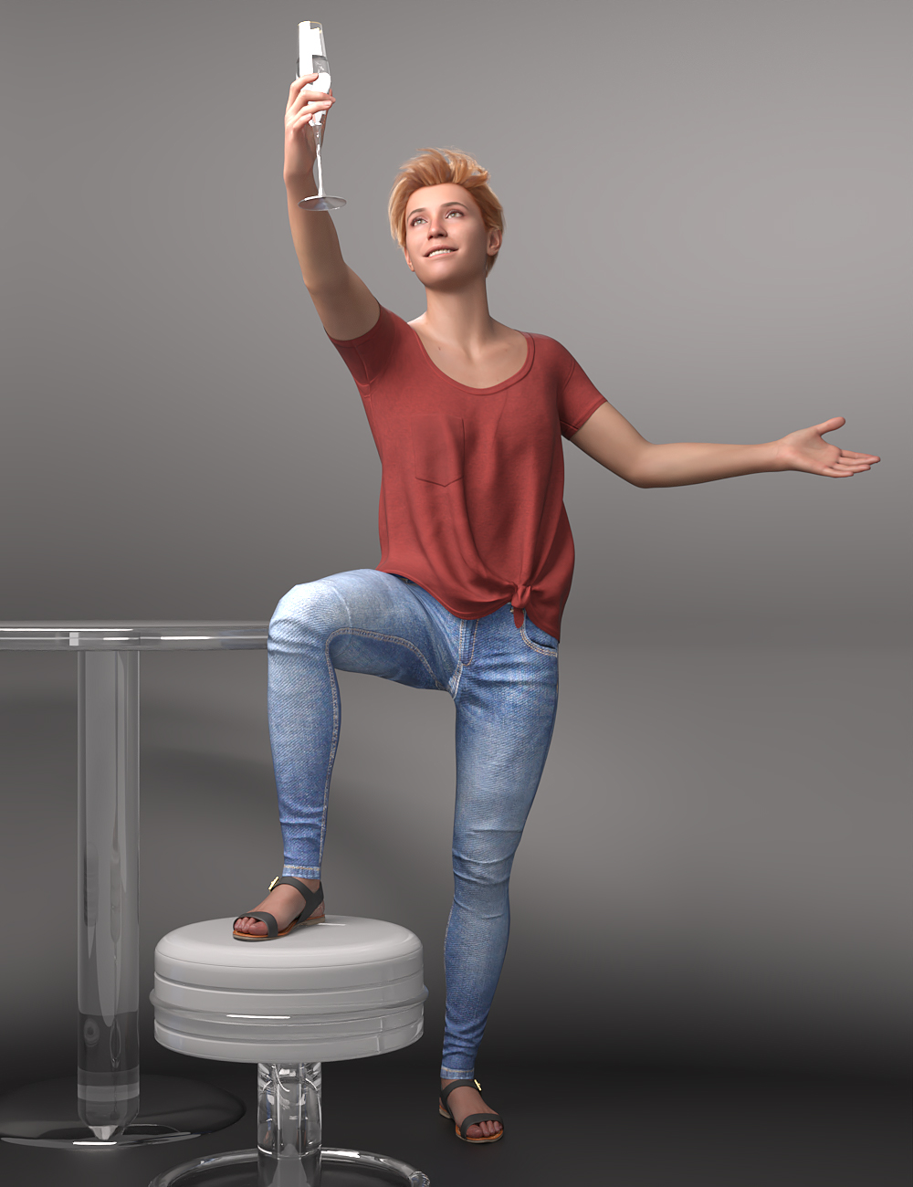 Party Night Poses for Genesis 9 | Daz 3D