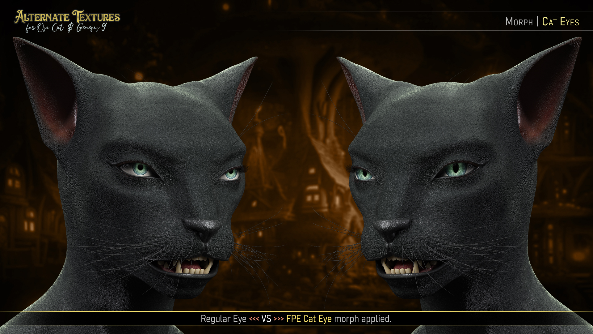 FPE Alternate Textures for Oso Cat and Genesis 9 | Daz 3D