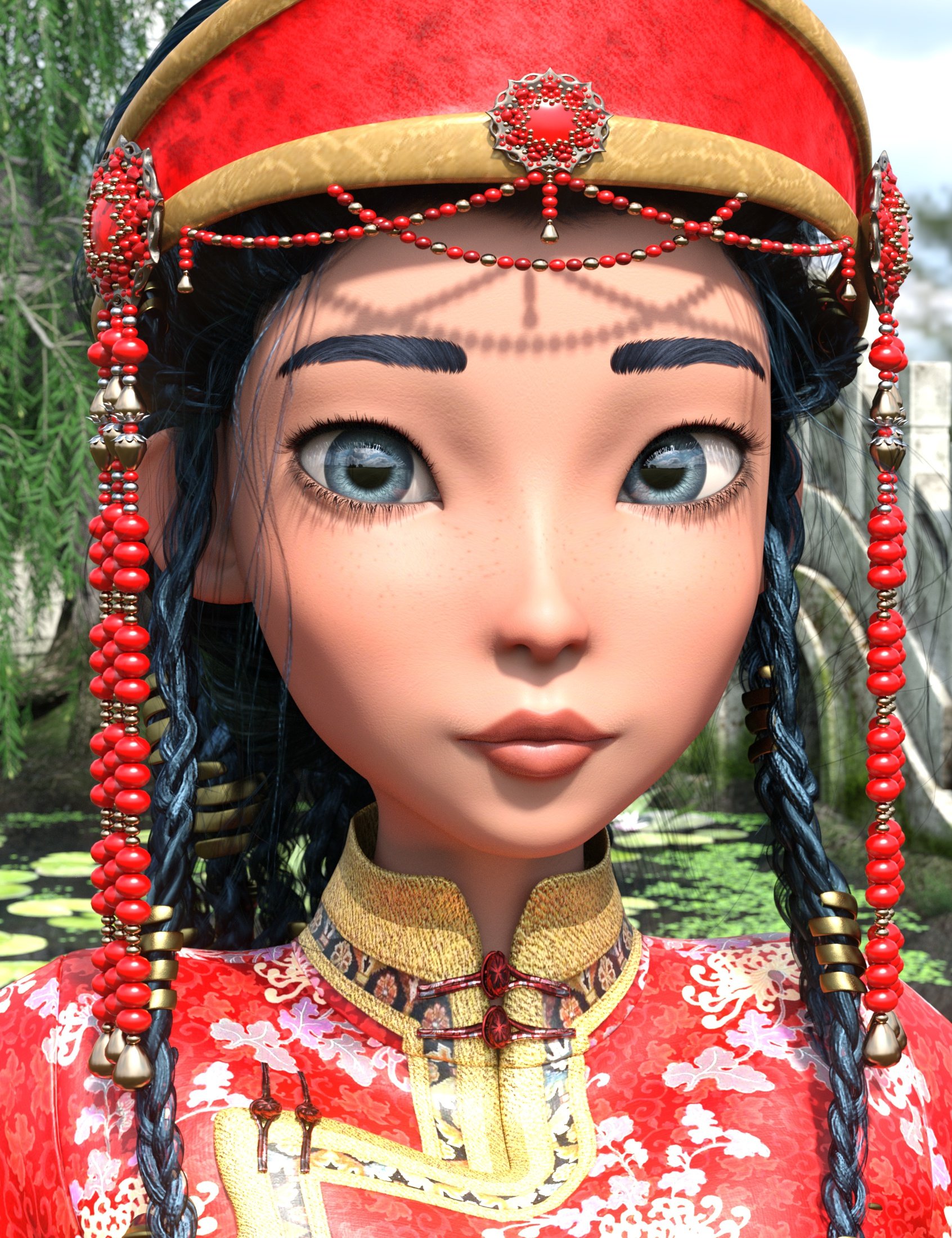 GHD StoryBook Faces and Shapes for 3DU Cartoon Adult Female 9 | Daz 3D